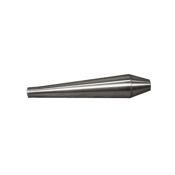 Stainless Steel 18" Universal Cone Muffler with Quiet Core ID 1.375 ...